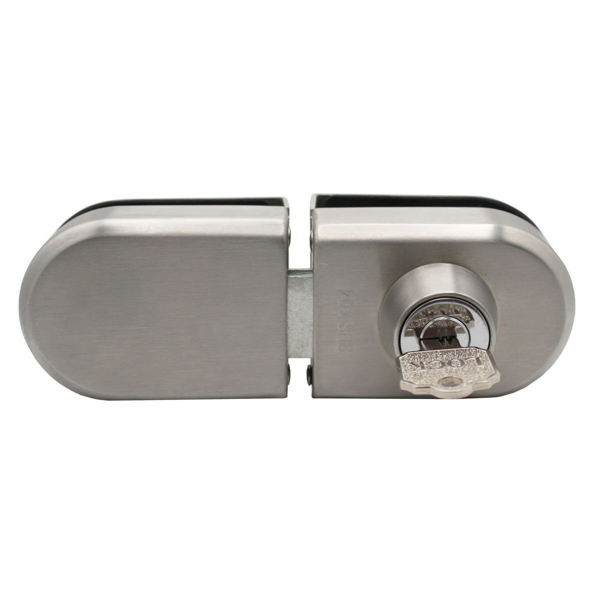 ALD423 Slip on Oval Deadbolt Glass to Glass Lock with Hook Sliding Doo ...