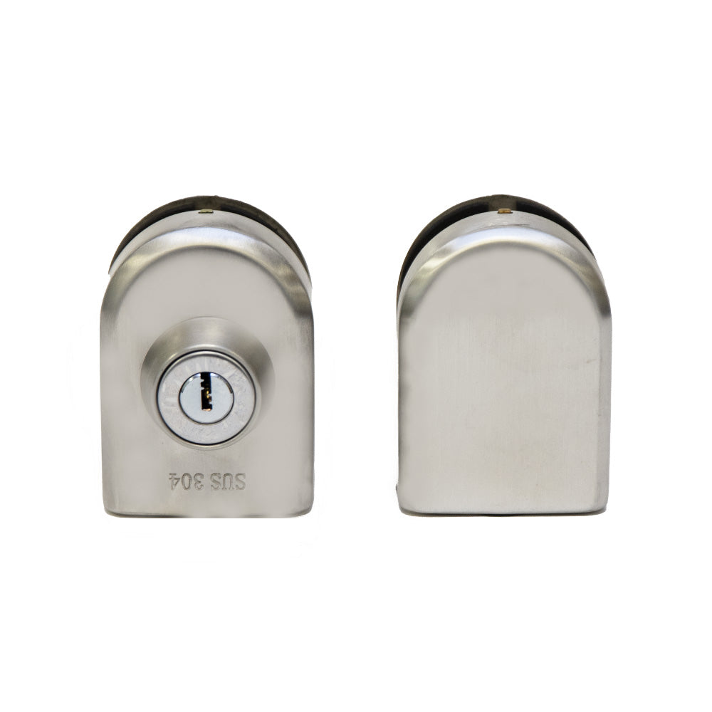 ALD416 Slip on Oval Deadbolt Glass to Glass Lock – Aria Vetri Glazing ...
